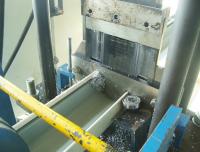 China Automated Seamless Gutter Making Machine Ogee K Style 13 Stations 0.3-0.6mm Thickness 3500mm Length for sale