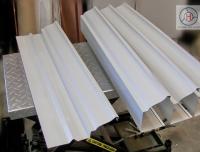 China Automated Seamless Gutter Making Machine Ogee K Style 13 Stations 0.3-0.6mm Thickness 3500mm Length for sale