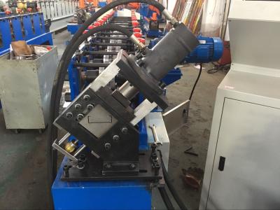 中国 機械タッチ画面PLC制御を形作る18のローラーの場所の冷たい鋼鉄Z母屋ロール 販売のため
