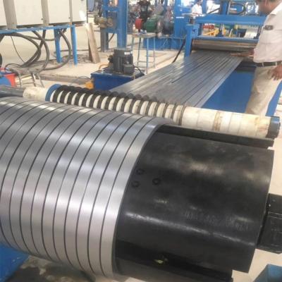 China 0.35mm - 1.8mm hydraulische aufschlitzende Linie Maschine für 1250mm Breite galvanisierten Stahl for sale