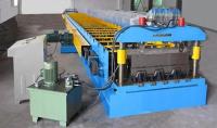 China 28 Stations Fully Automatic Trapezoidal Sheet Floor Deck Making Machine 95mm Shaft 380V for sale