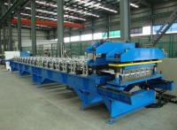 China PLC Touch Screen Glazed Tile Roll Forming Machine 18 Stations 12-18m/min 0.25-2.0mm Material for sale