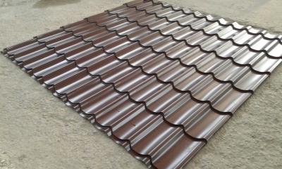 China PLC Touch Screen Control Glazed Tile Roll Forming Machine 18Roller Stations for sale
