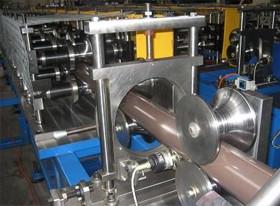 Galvanized Cold Steel Sheet Rain Downspout Pipe Roll Forming Machine High Speed