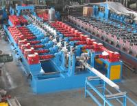 China Galvanized Steel Automatic C Purlin Roll Forming Machine Width Adjustable 0.5-3mm 10-15m/min for sale