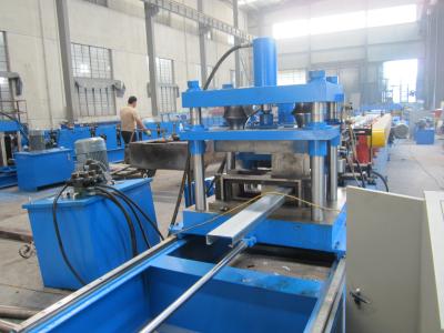 Китай Galvanized steel automatic C type purlin roll forming machine width adjustable продается
