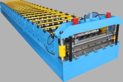China Forming Speed 15m/Min Steel Roof Panel Roll Forming Machinery With 7.5KW for sale