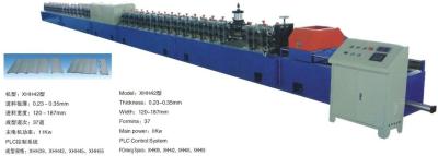 China 12 Stations Glazed Steel Shutter Door Roll Forming Machine PLC Control 7.5Kw Motor for sale
