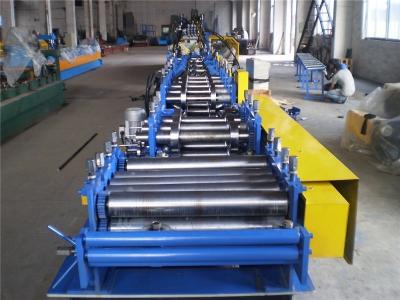 China Cutting Blade Material Cr12 CZ Purlin Interchangeable Roll Forming Machine Chain Drive for sale