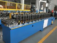 China Shutter Door Roll Forming Machine PLC Control 70mm Shaft 12m/min for sale