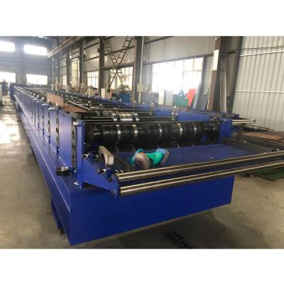 Cina 0.8mm - il rotolo dello strato della piattaforma di 1.2mm che forma la collaborazione della macchina placca il metallo di Instadeck in vendita