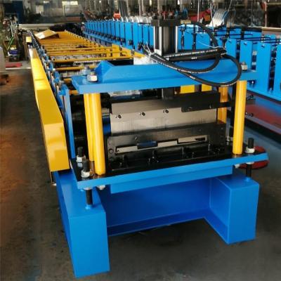 China 0.8mm Roof Wall Panel Roll Forming Machine Color Coated Aluminum Soffit Fascia Flush Liner for sale