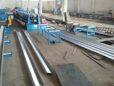 China Steel Section Profile Roll Forming Machine , Galvanized Light Steel Metal Joist Making Machine for sale