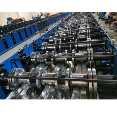 China 0.8mm-1.2mm 2" Inches Composite Deck Floor Roll Forming Machine With Embossments Ribs for sale