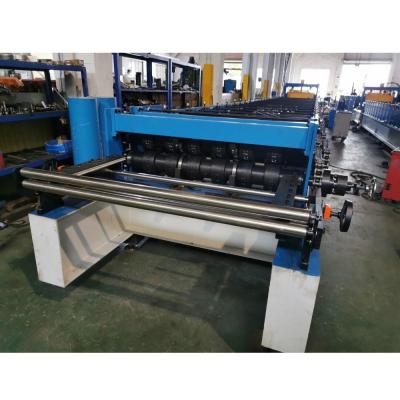 China 0.8mm-1.2mm 2" Inches Composite Deck Floor Roll Forming Machine With Embossments Ribs for sale