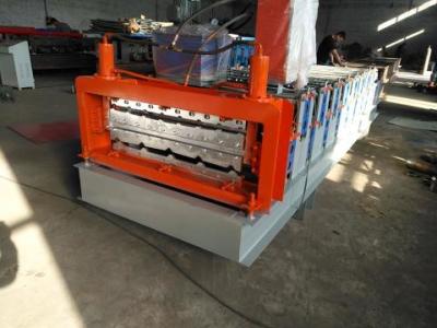 China Simple Type Double Layer Roof Panel Roll Forming Machine / Roof Tile Roll Forming Machine for sale