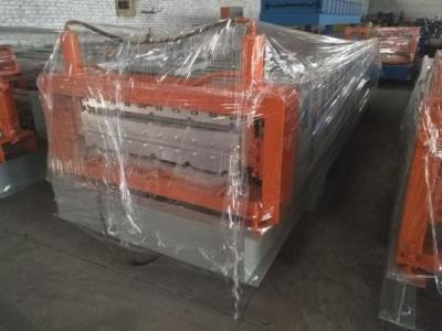 China Simple Type Double Layer Roof Panel Roll Forming Machine / Roof Tile Roll Forming Machine for sale