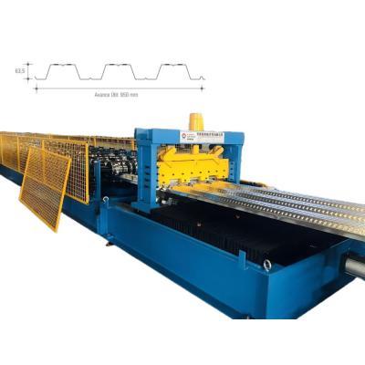 Cina Rotolo composito del pavimento della piattaforma che forma la struttura d'acciaio galvanizzata macchina 0.8mm-1.5mm in vendita