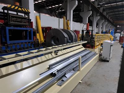 China PLC Control Stud And Track Roll Forming Machine With Hydraulic Cutting 8m/Min for sale