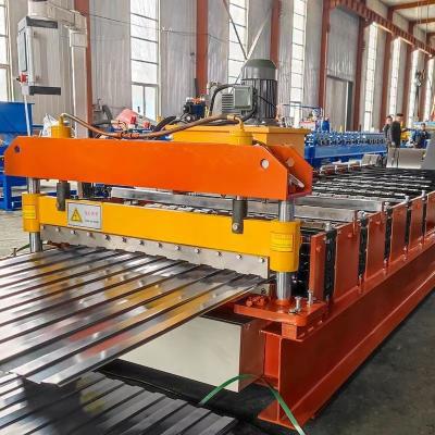 China Metal Roof Panel Wall Roll Former Sheet Making Machine  12m/Min PLC Control for sale