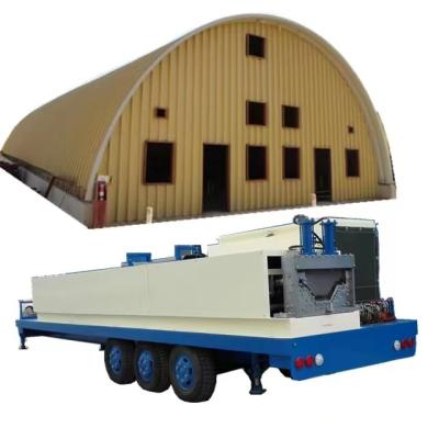 China 0.8-1.5mm Thickness ACM No-Grid 914-610 K Q Span Arch Roof Machine With 36 Meters Proper Span for sale
