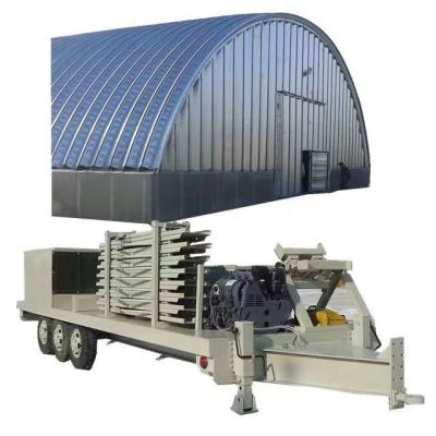 China 0.8-1.5mm Thickness ACM No-Grid 914-610 K Q Span Arch Roof Machine With 36 Meters Proper Span for sale