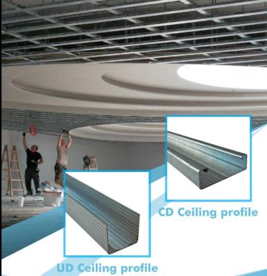 China Stud Track Steel Wall Framing C U Drywall Roll Forming Machine For Gypsum Board Ceiling for sale