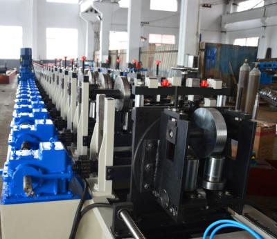 China Customized Cold Beam Rack Steel Roll Forming Machine With Fly Saw Cutting for sale