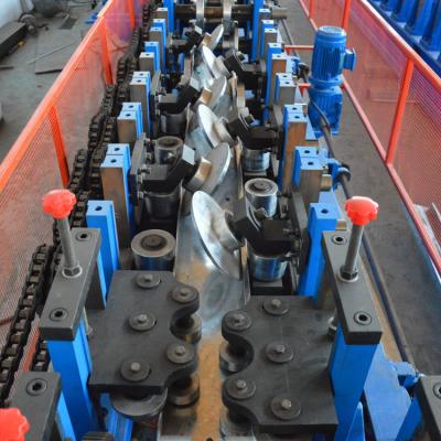 China Cold Rolled Lipped CZ Purlin Roll Forming Machine , Galvanized Cold Forming Machine for sale