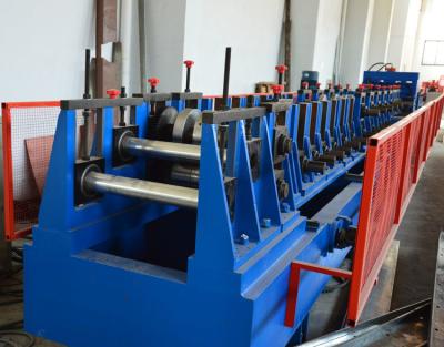 China Automatic Adjustment CZ Purlin Roll Forming Machine With Hole , Chain Drive Pre Cutting for sale