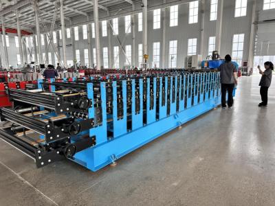 China 0.5-0.6mm Galvanisierte Stahlverglasungsteile Trapezförmige Wellplattenformmaschine for sale