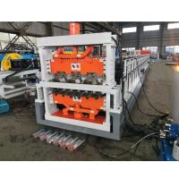 China 2 3 Inch Composite Type B Deck Double Layer Floor Roll Forming Machine 0.8-1.2mm for sale