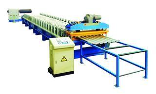China Thickness 0.3mm-0.8mm Colour Steel Roofing Sheet Cold Roll Forming Machine For Steel Roof Panel for sale