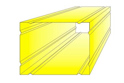 China Customized Half Square Gutter Roll Forming Machine  Fully Automatic Control By Panasonic PLC for sale