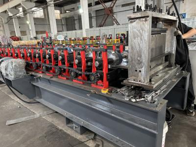 China 0.75-1.0mm Thickness PPGI Racking Shelf Panel Roll Forming Machine for sale