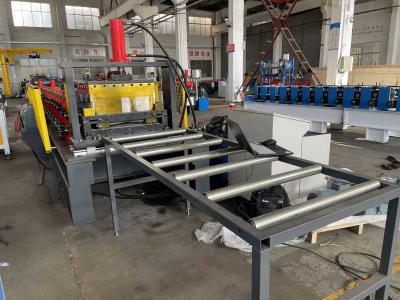 China 0.75-1.0mm Thickness Color Steel Storage Racking Shelf Panel Roll Forming Machine for sale