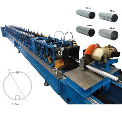 China Multiple Sizes 65mm 70mm 78mm Awning Pipe Tube Roll Forming Machine for sale
