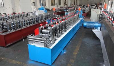 China 40mm and 60 mm G.I Steel  Sheet Metal Shutter Door Shaft Roll Former / Roll Forming Machinery With Passive Decoiler for sale