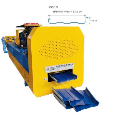 China Mexico Popular Portable KR18 KR24 Standing Seam Roll Forming Machine for sale