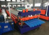 China Metal Roofing Sheet Roll Forming Machine | 0.3-0.8mm Thickness | 8-12m/min Speed | 16 Roller Stations for sale