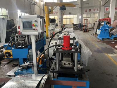 China 2.0mm Thickness Galvanized Steel C Stud Purlin Roll Forming Machine Drive By Chain for sale