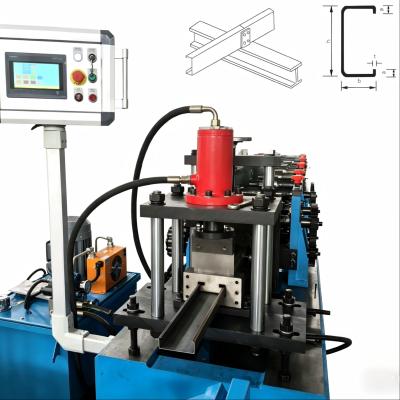 China Colombia 1.5--2.0mm Thickness Carbon Steel  C 94*32mm  Purlin Roll Forming Machine for sale