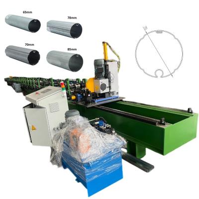 China 0.6-1.5mm Thickness Galvanized Steel 70mm 78mm Awning Tube Roll Forming Machine for sale