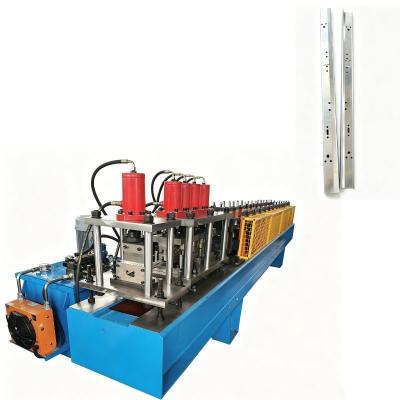 China 1.5-2.0mm Thickness Galvanized Steel 2 Inches Sectional Garage Door Track Vertical Track Roll Forming Machine for sale