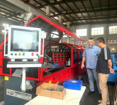 China House Structure Material Industrial Computer Control G550 C70 C90 Width Adjustable Light Gauge Steel  Roll Forming Machine For Australia Market for sale