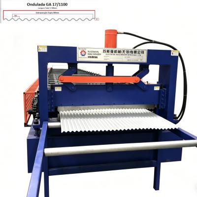 China 0.3mm-0.8mm for Residential Building Corrugated Sheet Roof Panel Roll Forming Machine Color Steel PPGI Mini Wave for sale