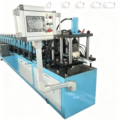 China Width Adjustable From 23-90mm U Channel Brace Roll Forming Machine Popular in Mexico for Upright Racking for sale