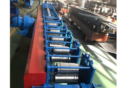 China Post Cutting Shutter Door Rail Roll Forming Machine , C Profile Rail Forming Machine With 12 Months for sale