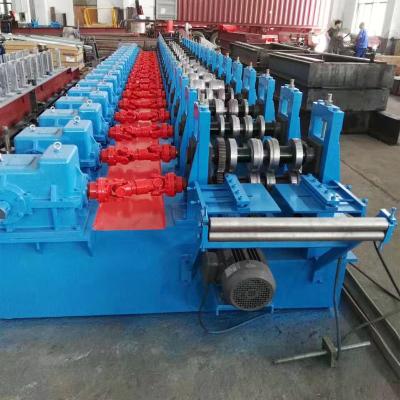 China 2.5mm Upright Rack Roll Forming Machine With 6 Meters Auto Stacker for sale