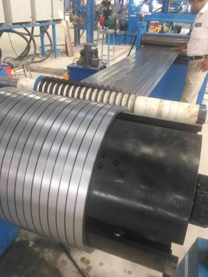 China Auto Security Steel Slitting Lines , Coil Slitting Machine With Low Noise for sale